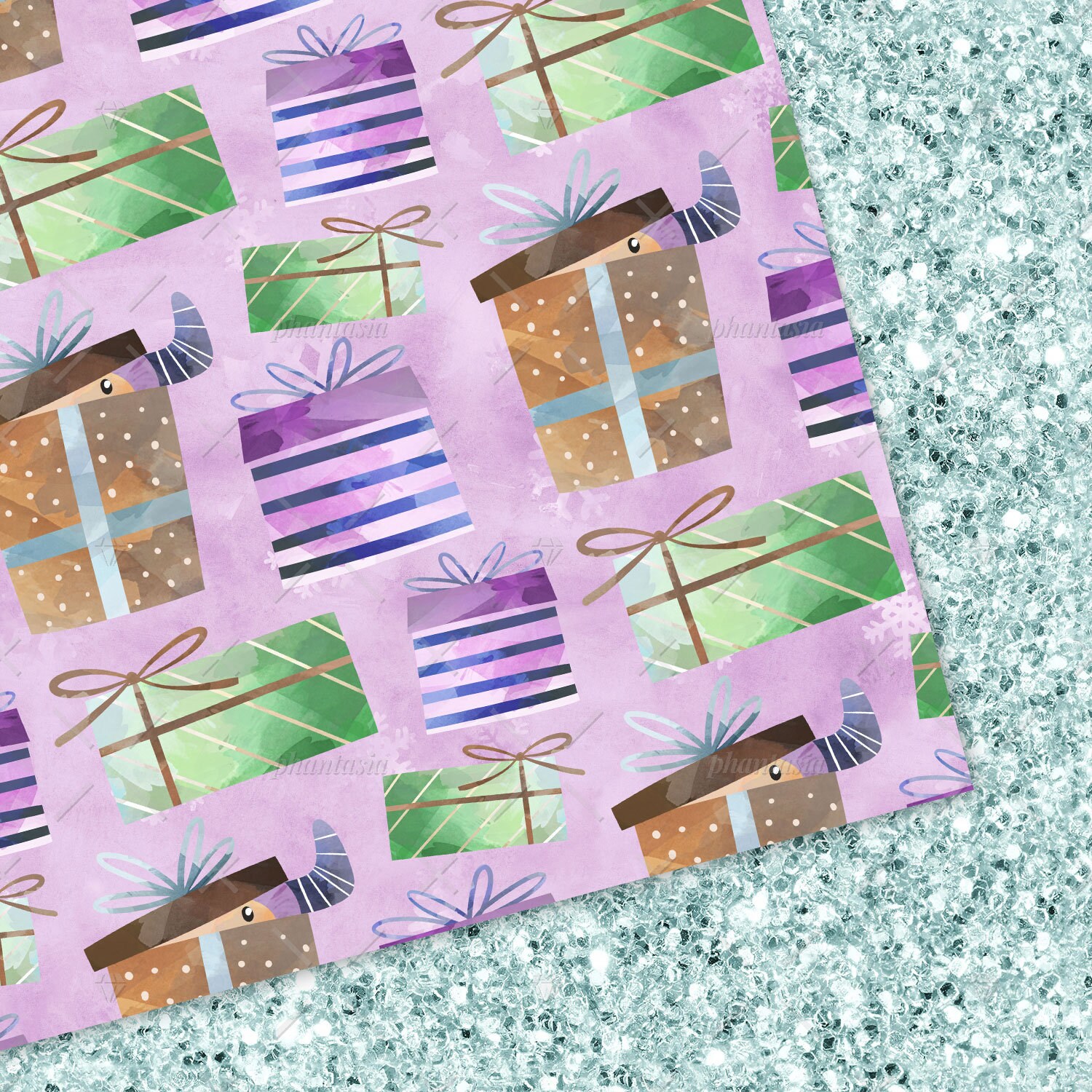 Yeti Digital Papers Christmas Digital Christmas Yeti - Etsy