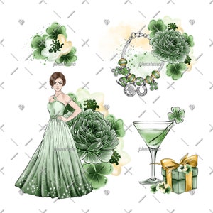 St Patricks Day Cliparts, St Patty Watercolor, Saint Patricks Clipart ...