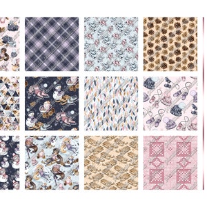 Winter Digital Papers, Cute Winter, Winter Girls, Winter Dolls ...