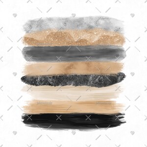 Gold and Black Brush Strokes, Celebration Colors, Paint Brush, Paint ...