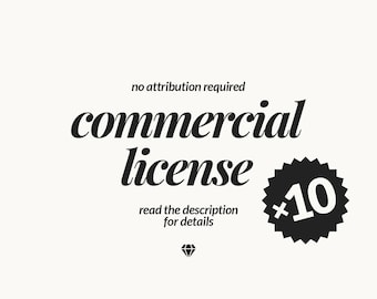 Commercial Use License for 1 Set of Paulaparaula - Etsy