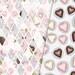 Valentines Digital Paper Pack Watercolor Valentine - Etsy