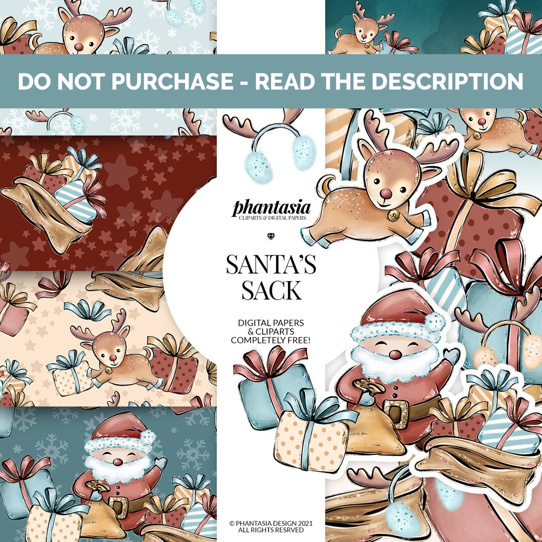 Santa Freebie, Christmas Freebie, Winter Freebie, Winter Pattern ...