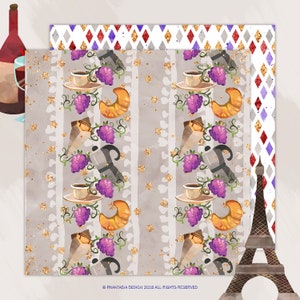 Paris Digital Paper, Paris Seamless, Paris Pattern, Paris Planner ...