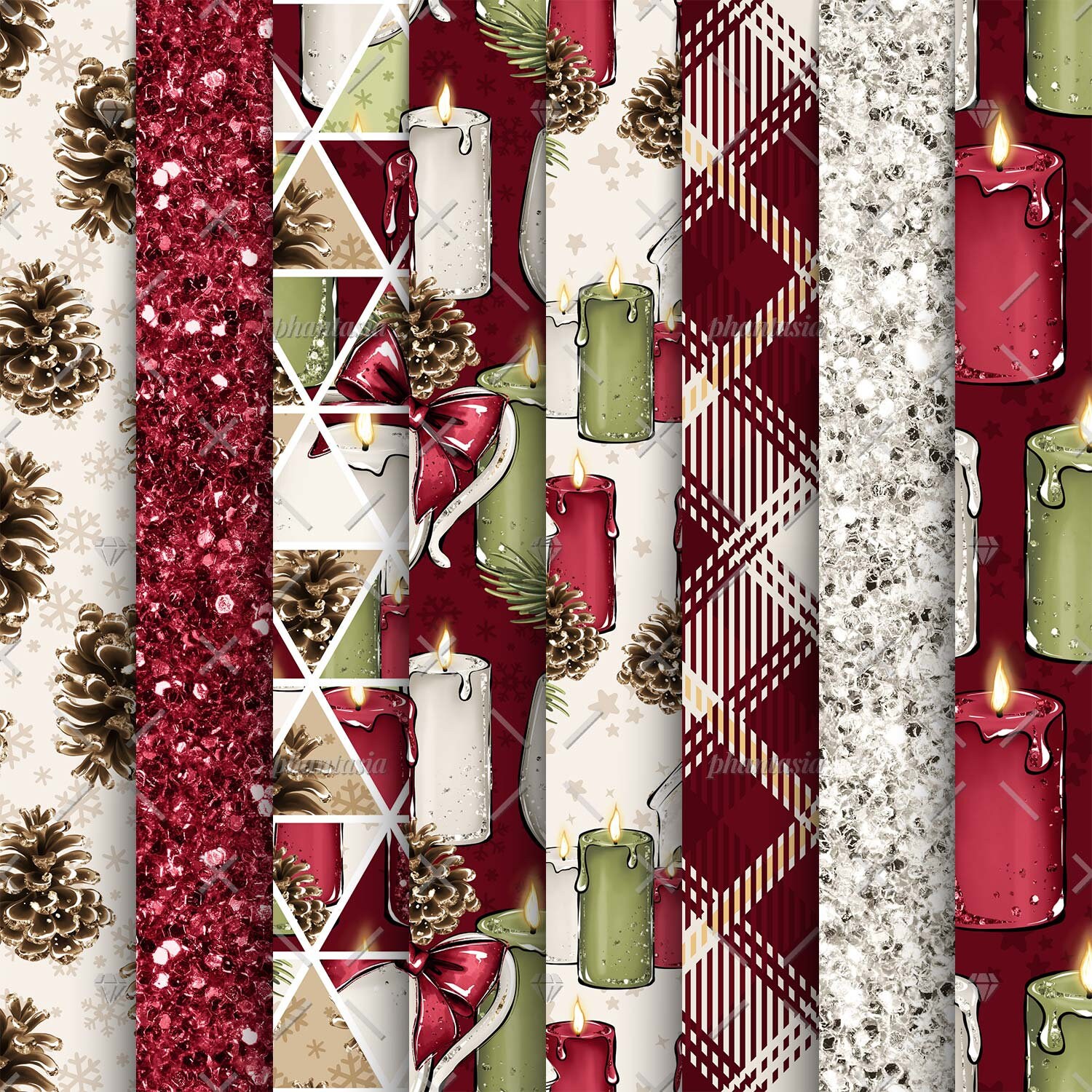 Christmas Graphics Bundle Christmas Cliparts Winter - Etsy