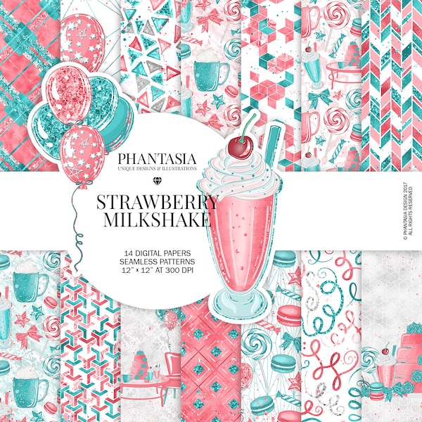 Pink and Teal - Etsy