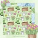 Spring Digital Paper, Floral Digital Paper, Spring Planner, Digital ...