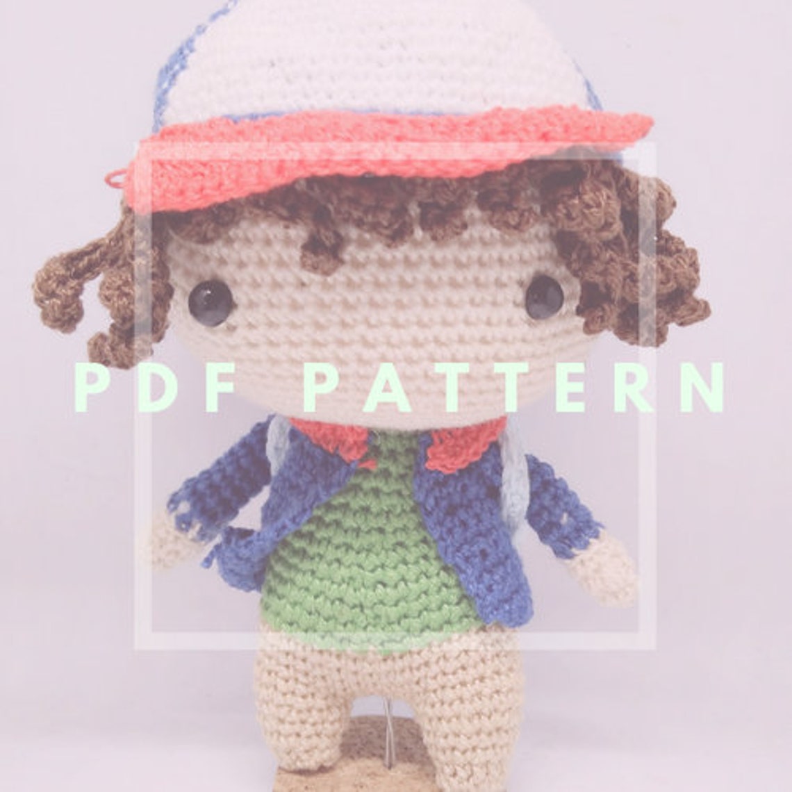 PATTERN Amigurumi Dustin Stranger Things Crochet - Etsy