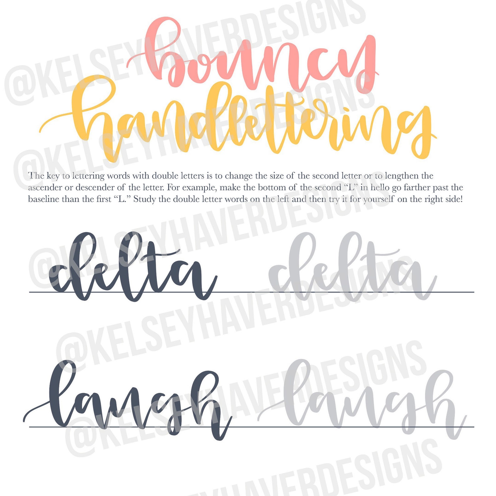 Intro to Lettering & Letter Forms Workbook Digital Download - Etsy