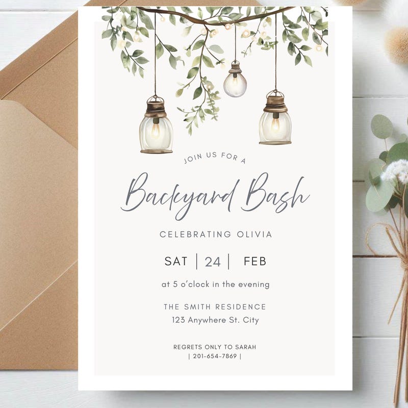 Backyard Wedding - Etsy