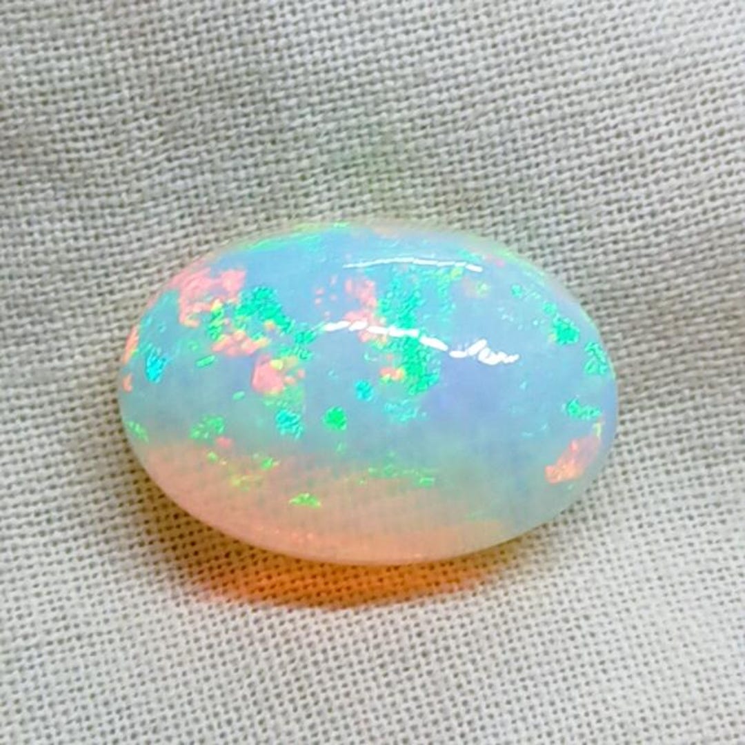 Ethiopian Opal Multi Fire ,opal Oval Cabochon, Aaa++high Quality Opal ...