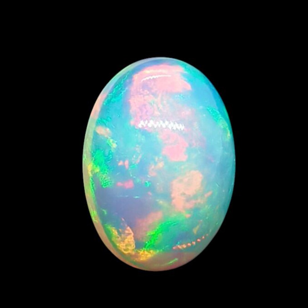 Ethiopian Opal Multi Fire , Opal Oval Cabochon , Aaa++++high Quality ...