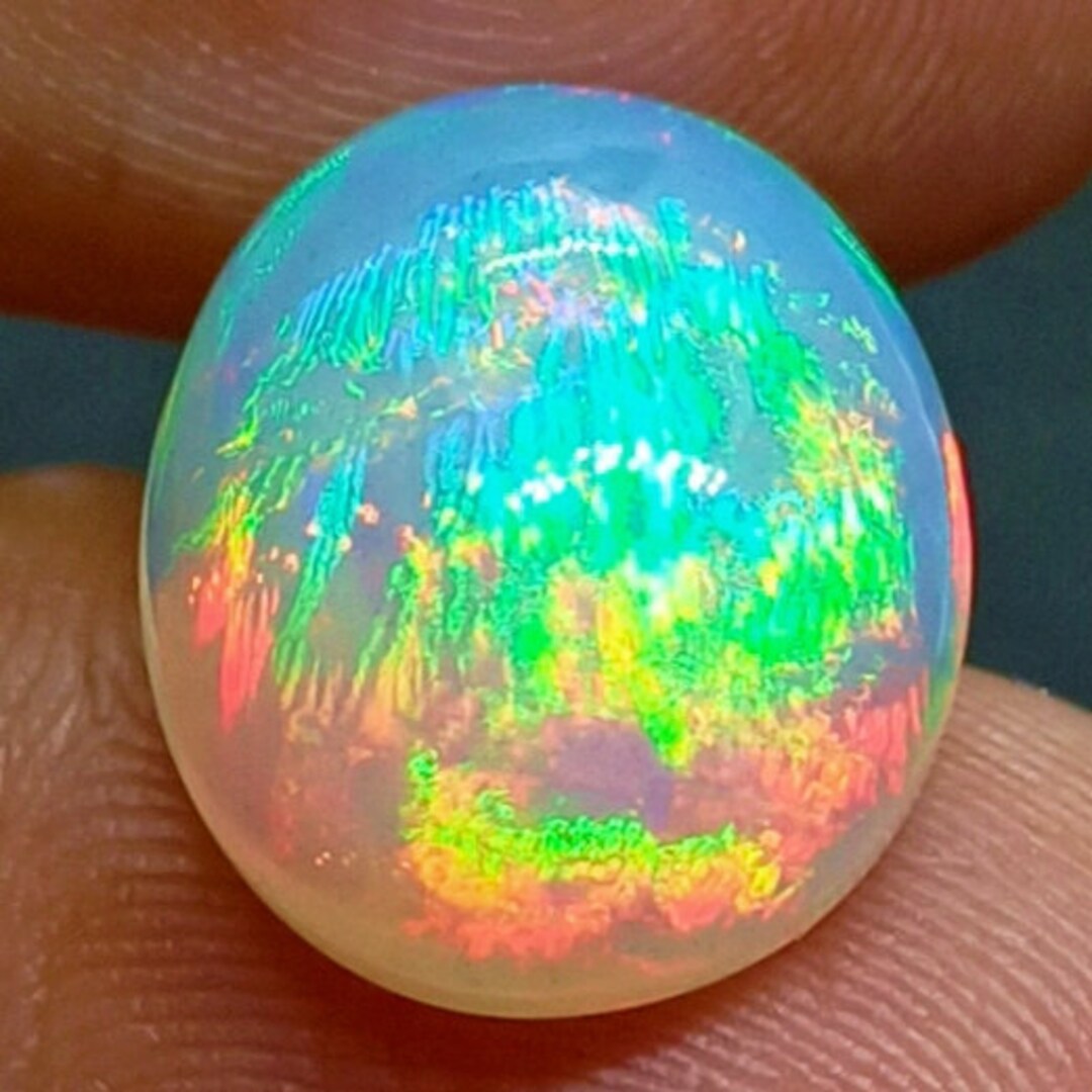 Ethiopian Opal Multi Fire, Oval Cabochon ,aaa+++high Quality Opal ...