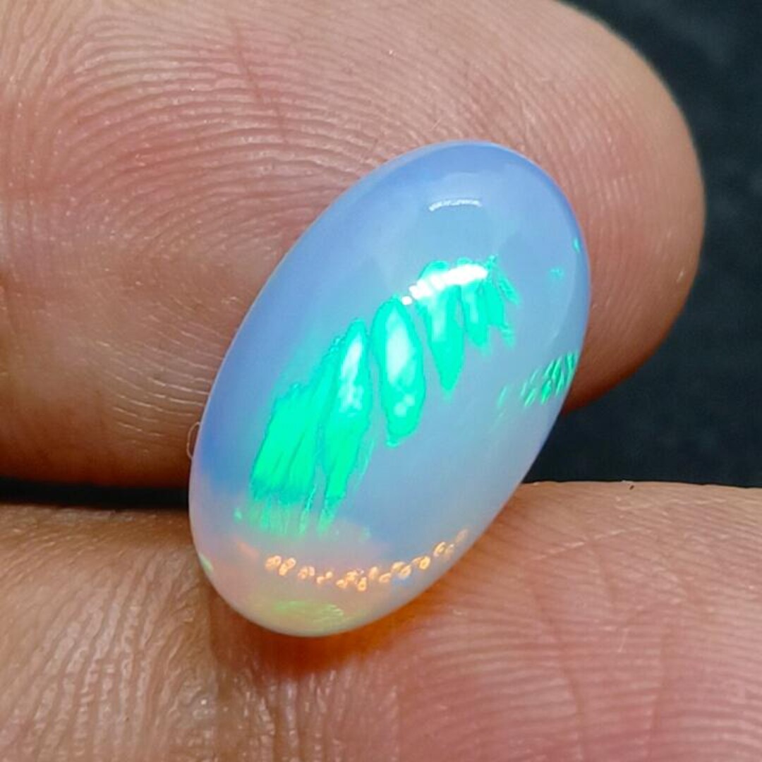 Ethiopian Opal Multi Fire, Opal Oval Cabochon, Opal Multi Colour Fire, Unique Piece Ethopian ...