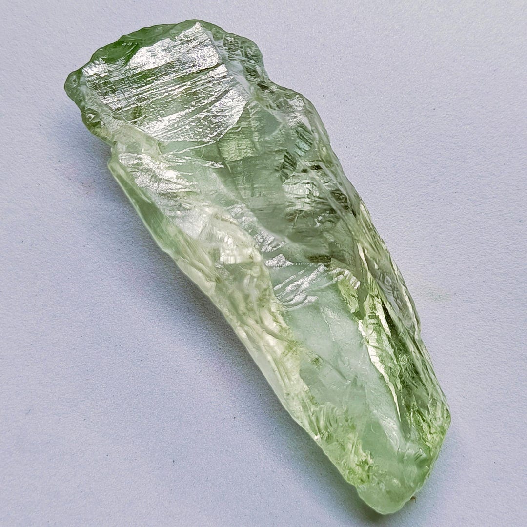 Natural Green Amethyst Crystal Rough Rocks Healing Natural Green ...