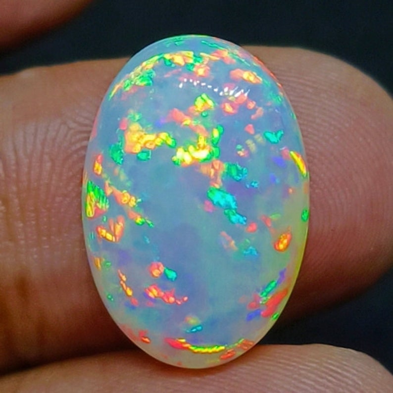 Ethiopian Opal Multi Fire, Opal Oval Cabochon, Aaa+++++++high Quality ...