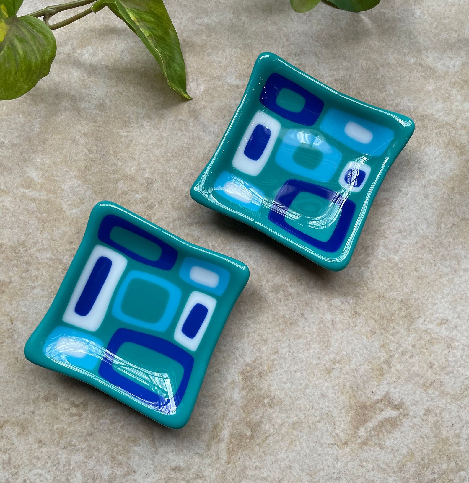 Fused Glass Ring Bowl - Etsy