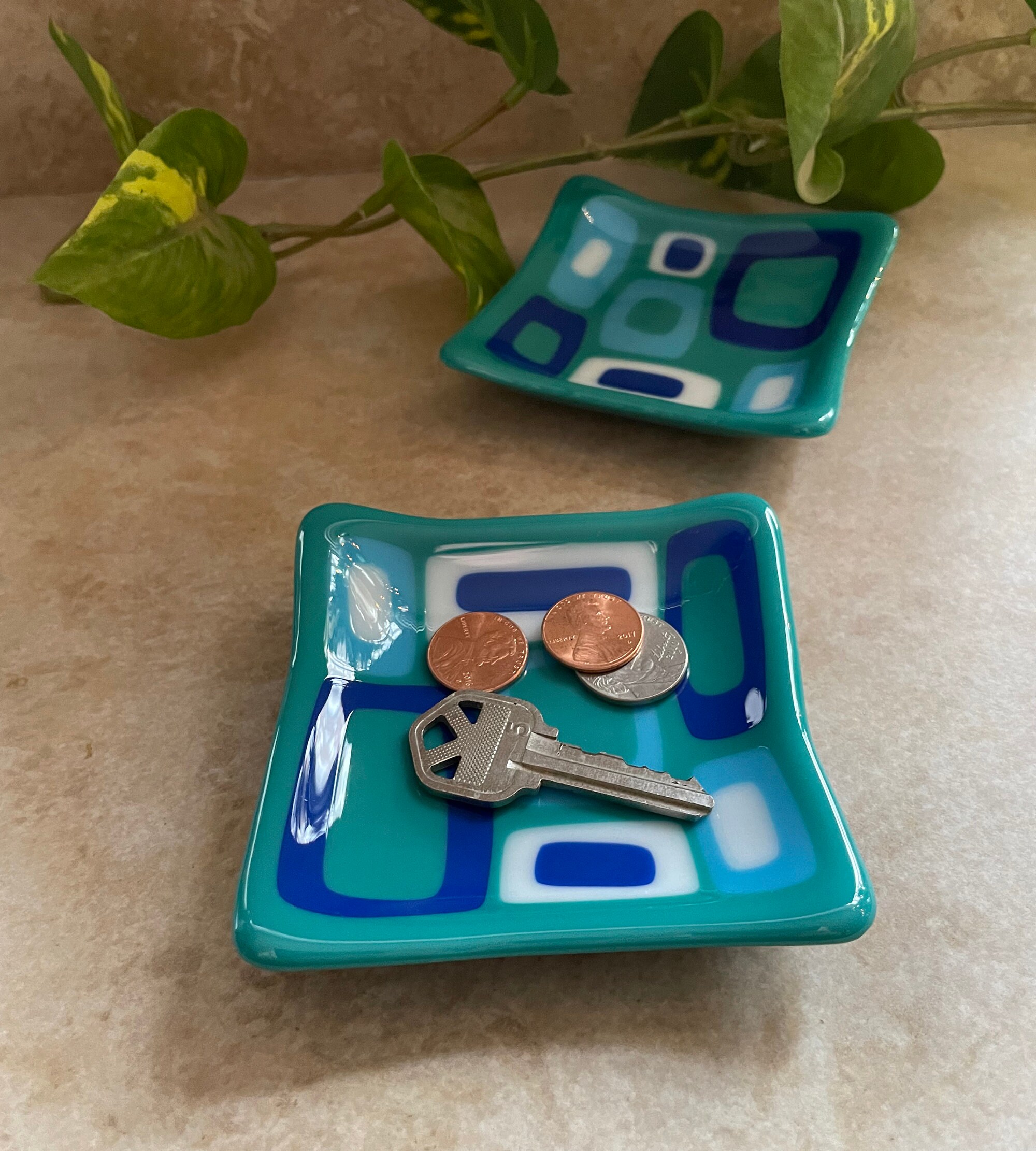 Fused Glass Ring Bowl - Etsy