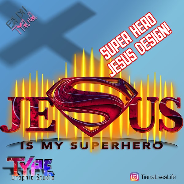 Jesus Superhero - Etsy