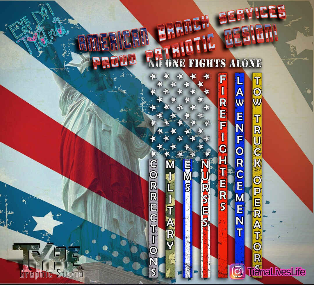 No One Fights Alone Flag- Transfer -digital Image Png Instant Download ...