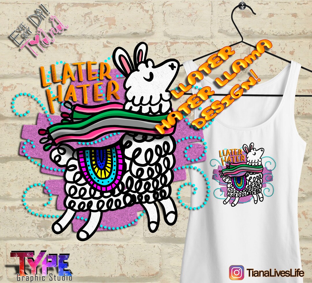 Later Haters Design- Transfer -digital Image Png Instant Download for ...