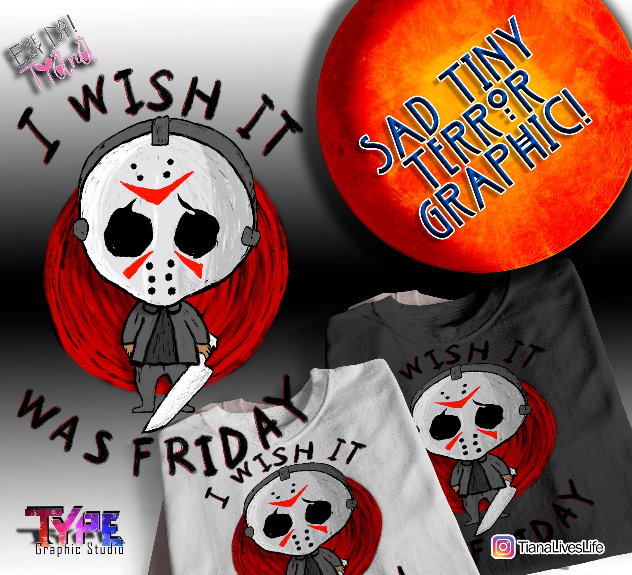 Friday the 13th Jason Design Transfer digital Image Png - Etsy