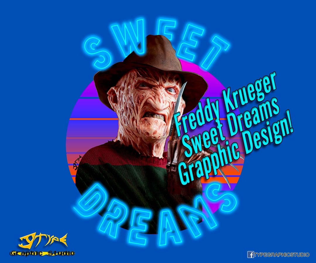 Freddy Krueger Sweet Dreams Design- Transfer -digital Image Png Instant ...