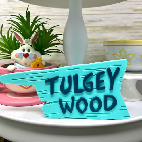 Alice in Wonderland Mirror Bird of Tulgey Wood Sticker Decal - Etsy