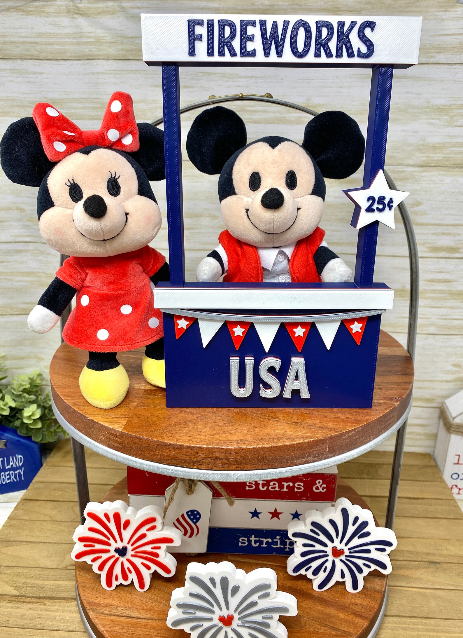 4th of July Fireworks Stand 3D Printed perfect for Disney - Etsy