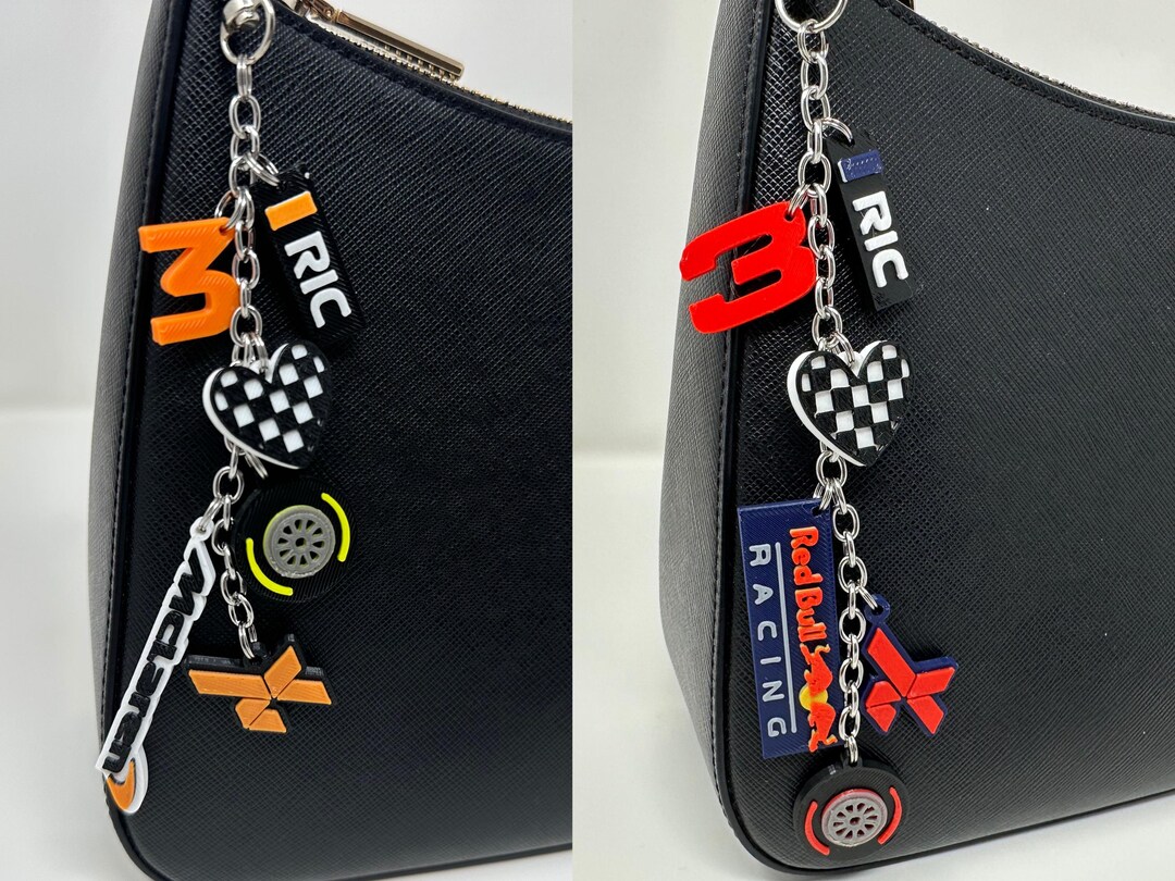 Honey Badger Racing Bag Charm, Daniel, Race Car Driver, Formula Racing ...