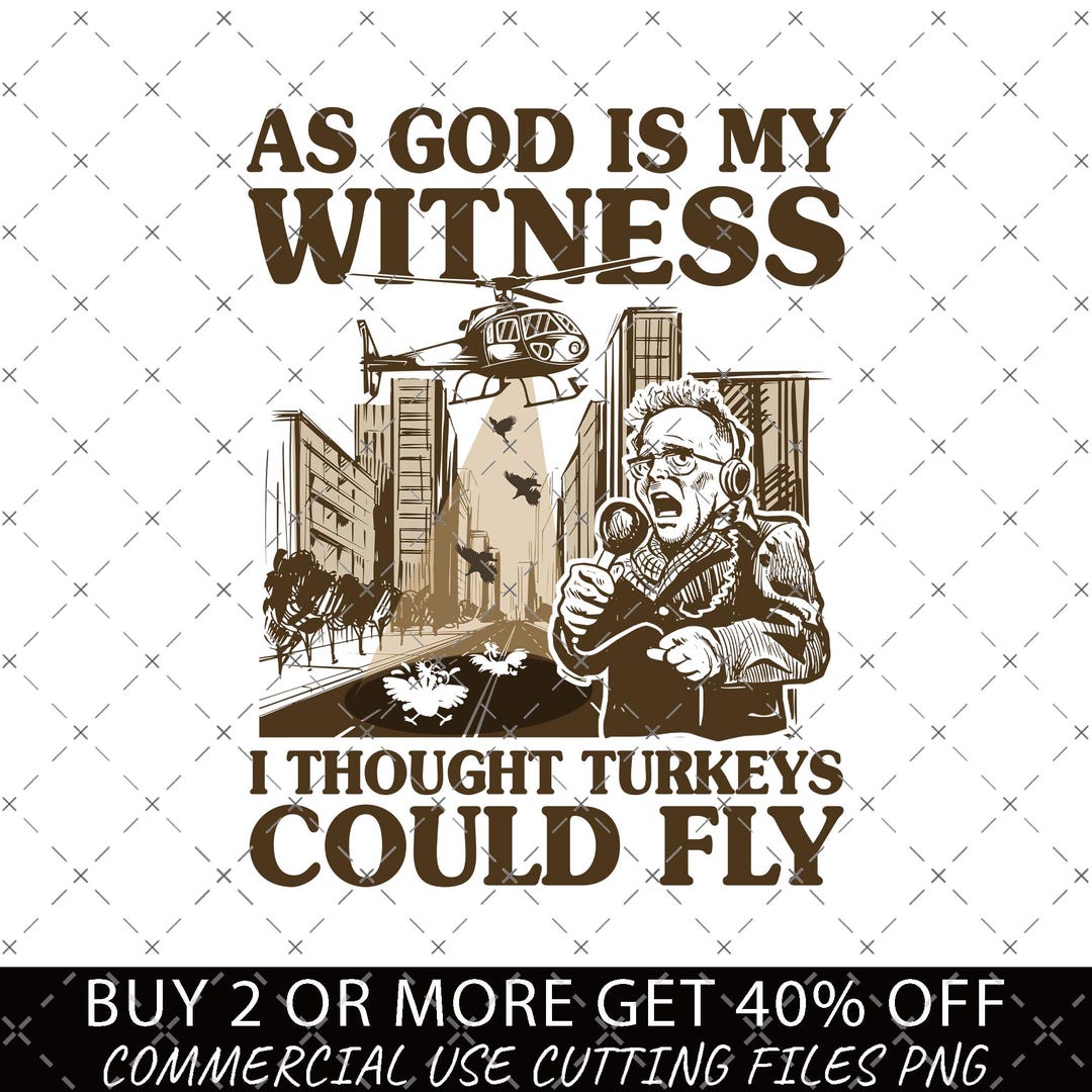First Annual WKRP Thanksgiving Day Turkey Drop Les Nessman PNG, Funny ...