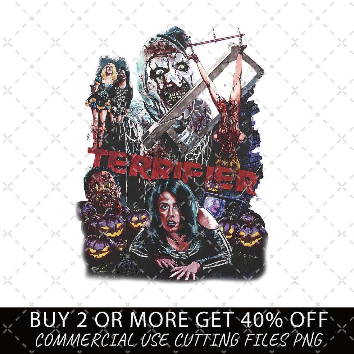 Hell on Terrifiers Horror Movie Png, Scary Clown Png, Halloween Png ...