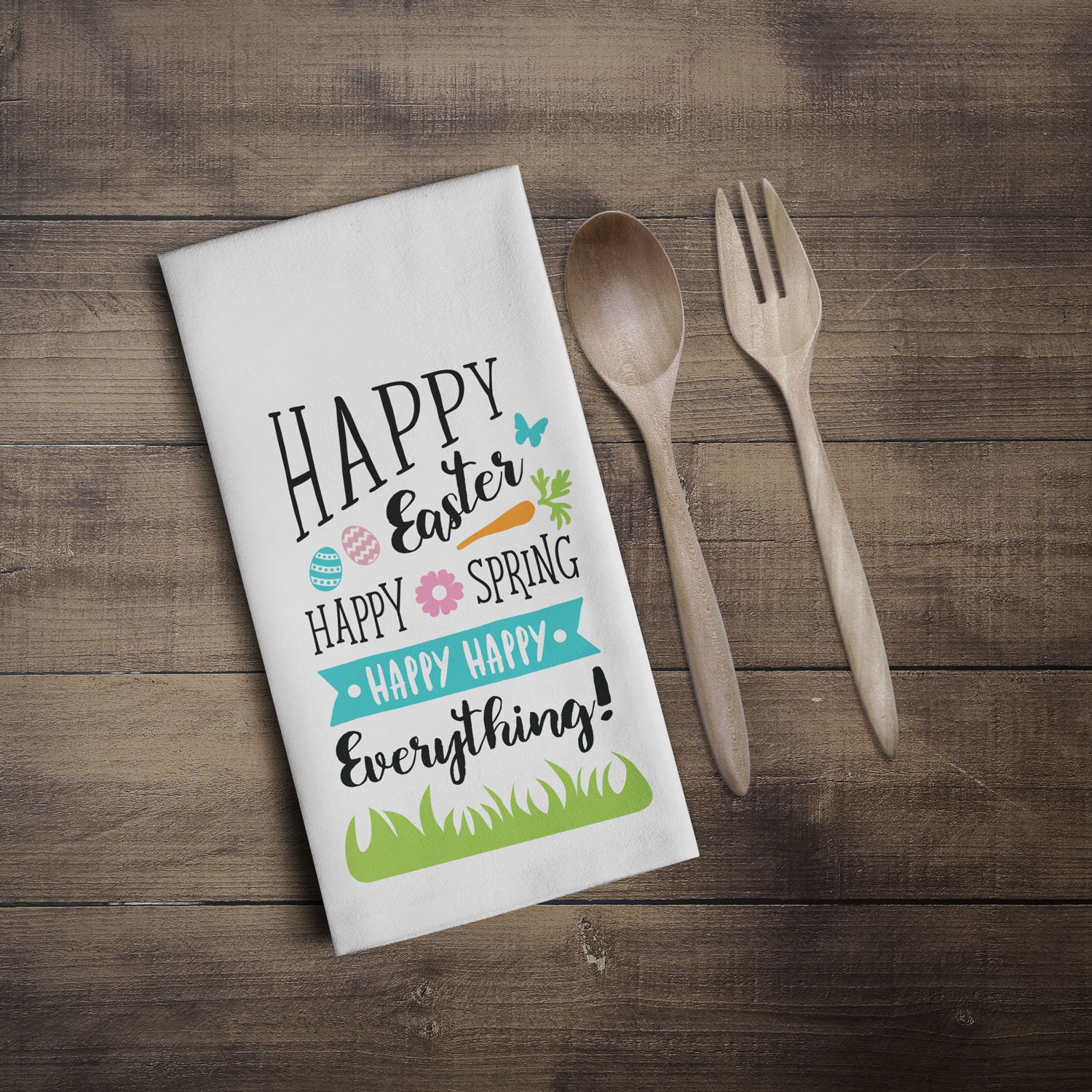 Happy Easter Svg: Happy Spring Happy Everything SVG File DXF - Etsy