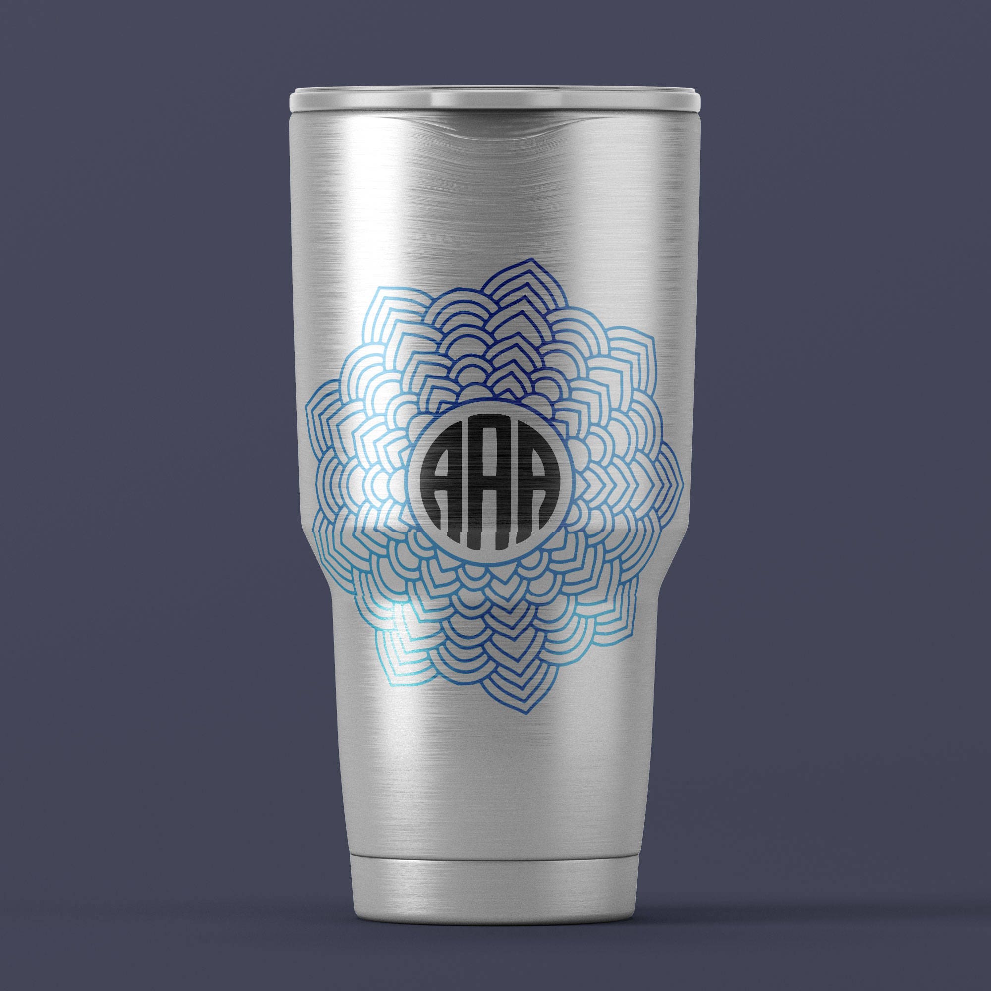 Mandala SVG File Mandalas Pack of 3 SVG files dxf Silhouette | Etsy