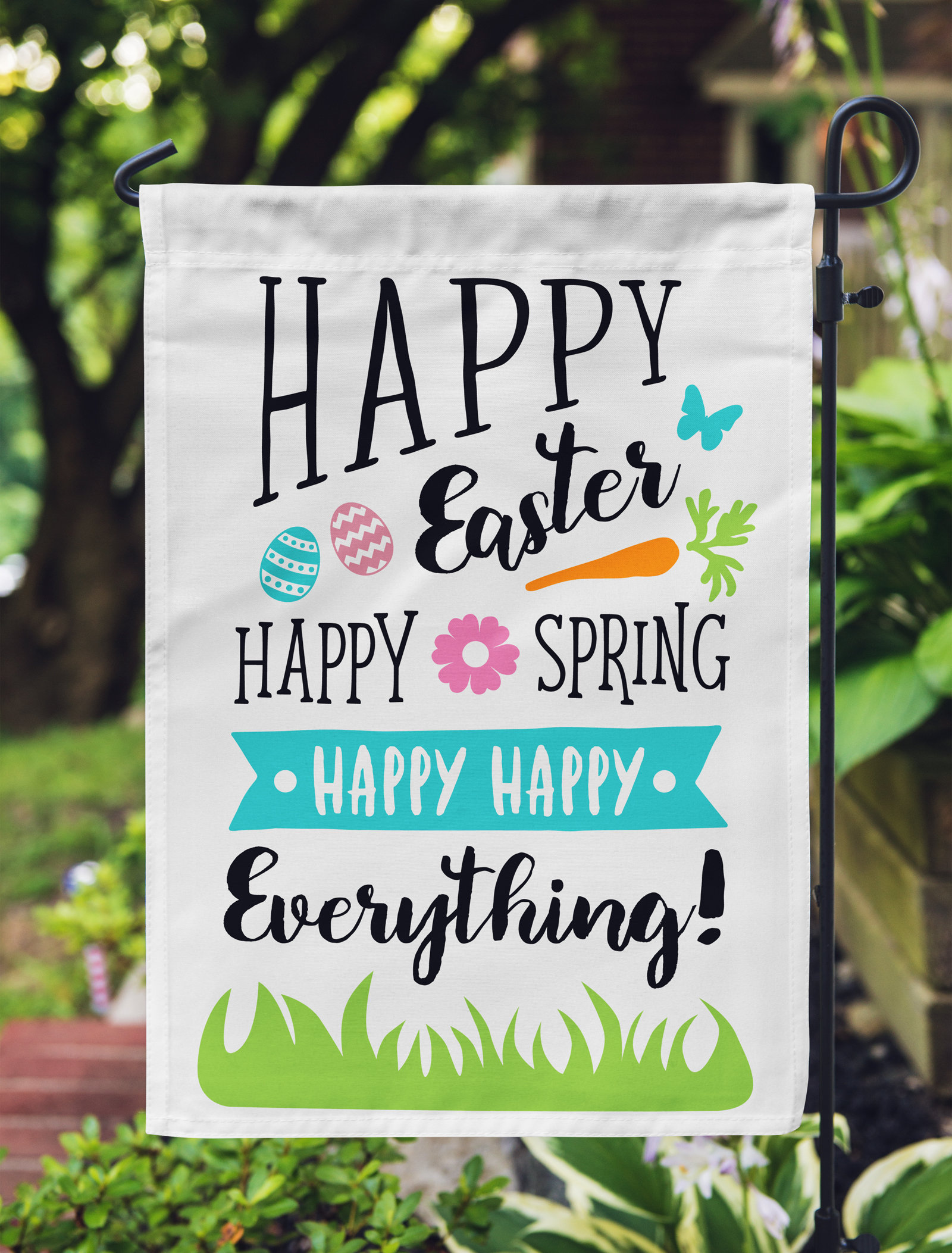 Happy Easter Svg: Happy Spring Happy Everything SVG File, DXF ...
