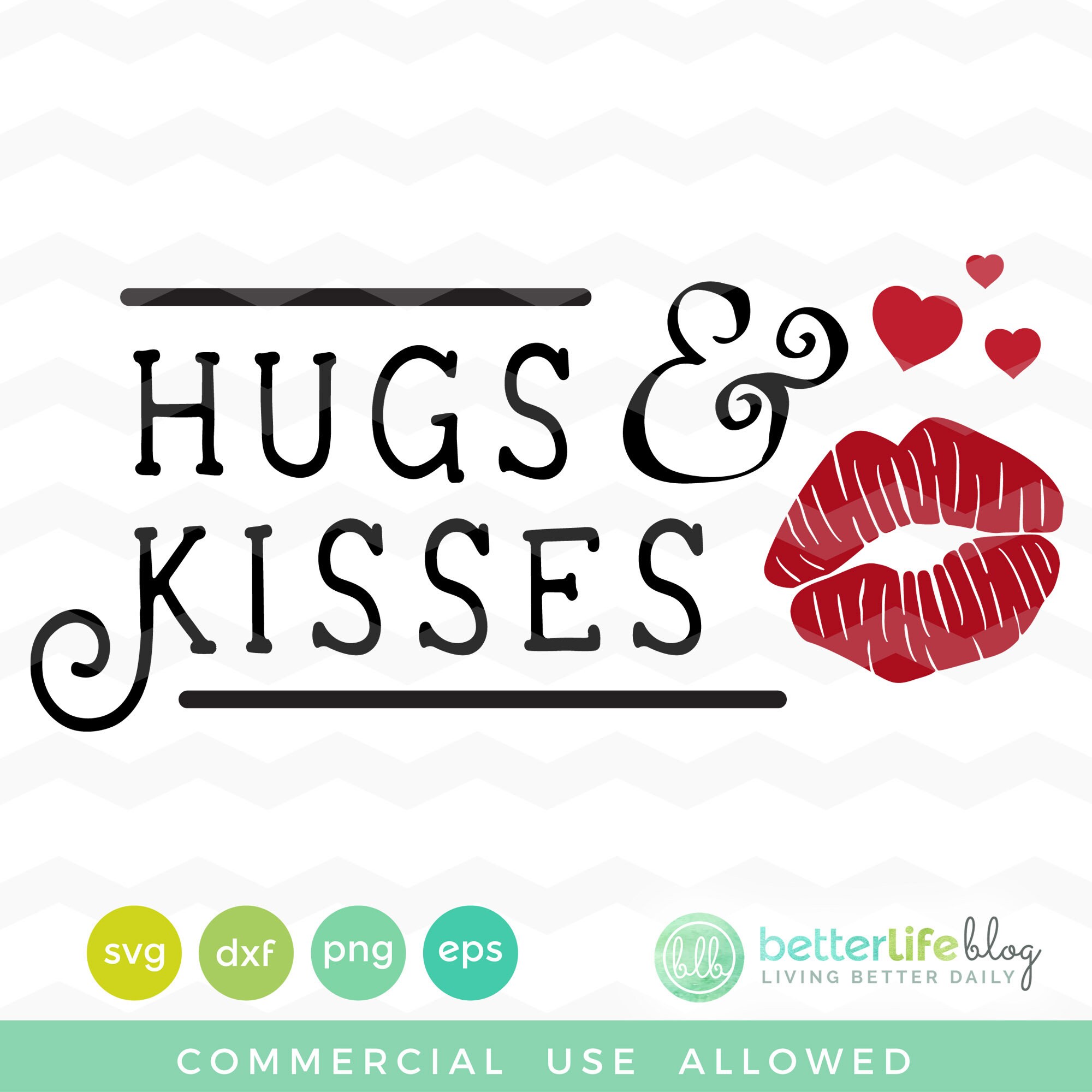 Abrazos y besos SVG Archivo: Lipstick Kiss Svg San Valentín - Etsy España