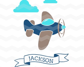 Cute Colored Airplane SVG Plane SVG Flying PNG Kids Design - Etsy