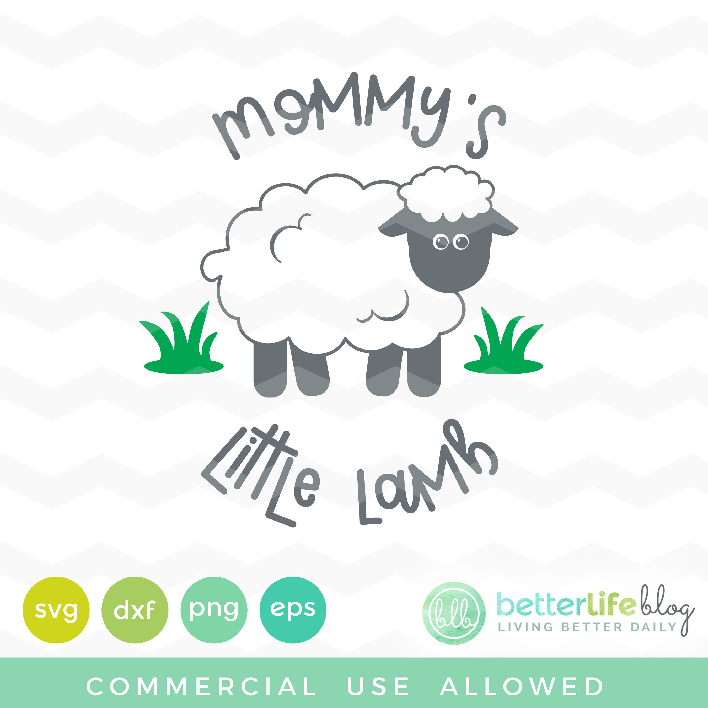 Mommy's Little Lamb Svg: Lamb Sheep SVG File, DXF Silhouette Cameo ...