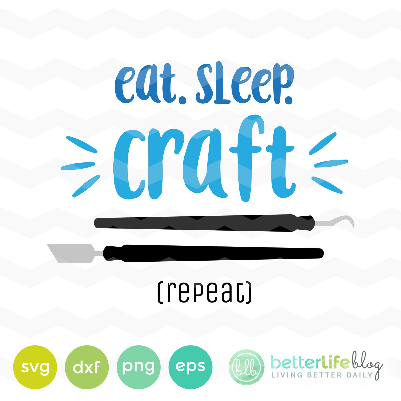 Eat Sleep Craft SVG File Crafting SVG Craft Lover Crafter | Etsy