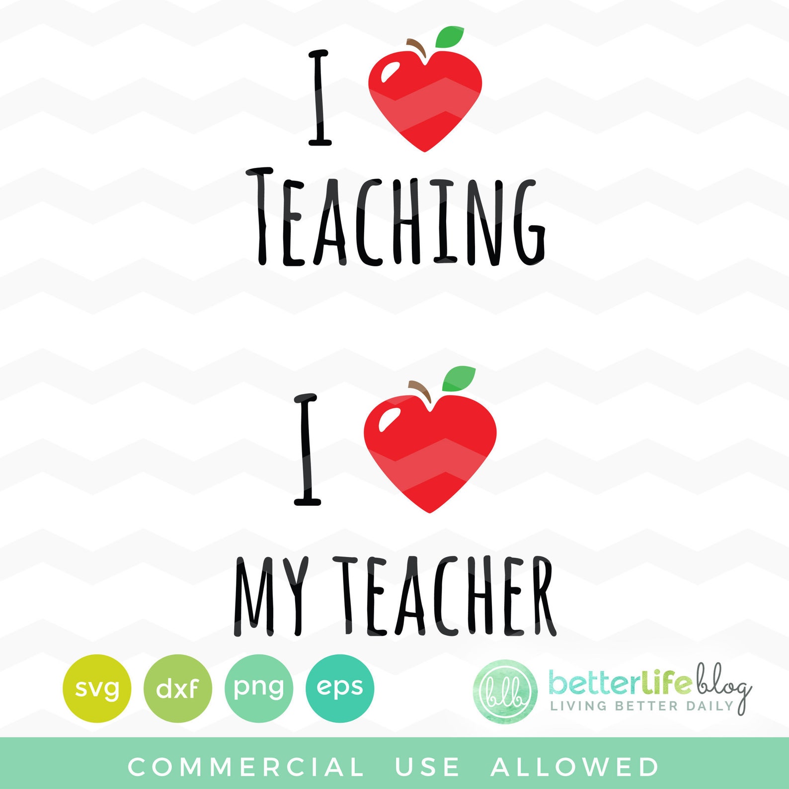 I Love Teaching SVG File: I Love My Teacher Svg Teachers - Etsy