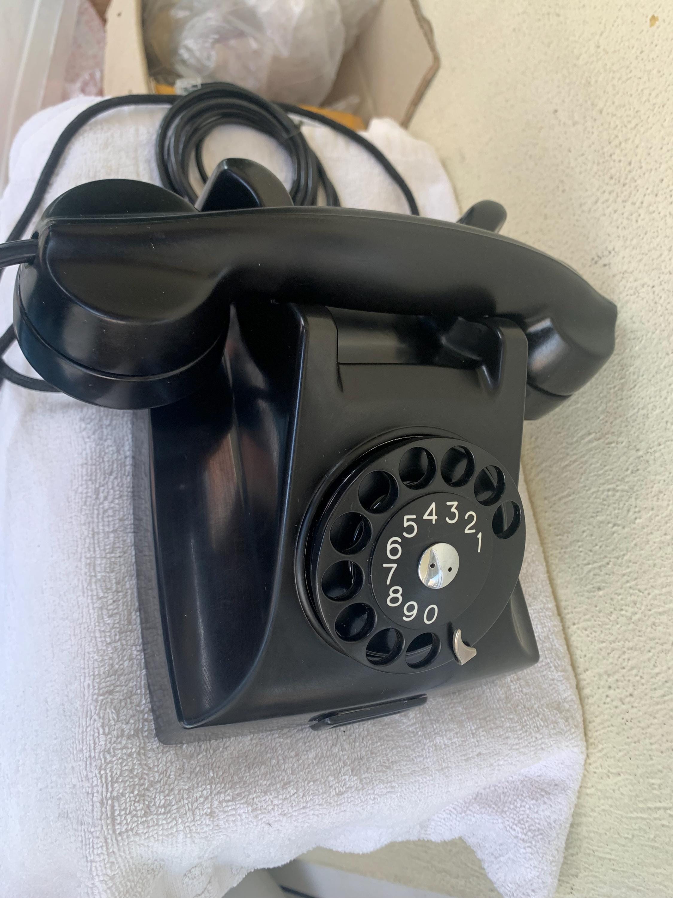 Antique Telephone ERICSSON Black Bakelite(sweden) - Etsy