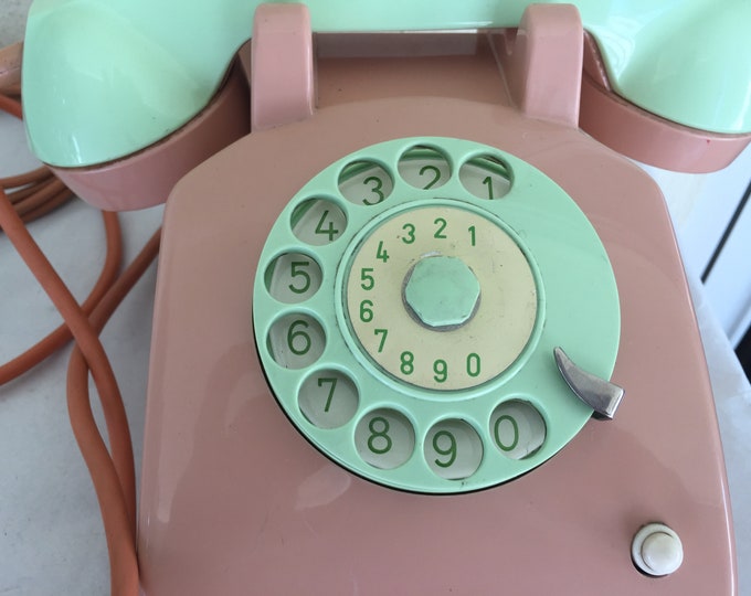 Vintage Rotary Dial Telephone Standard Phone P.T.T - Etsy