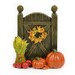 Fall Harvest Gate With Pumpkins, Fairy Garden Door, Autumn Decor, Fairy ...