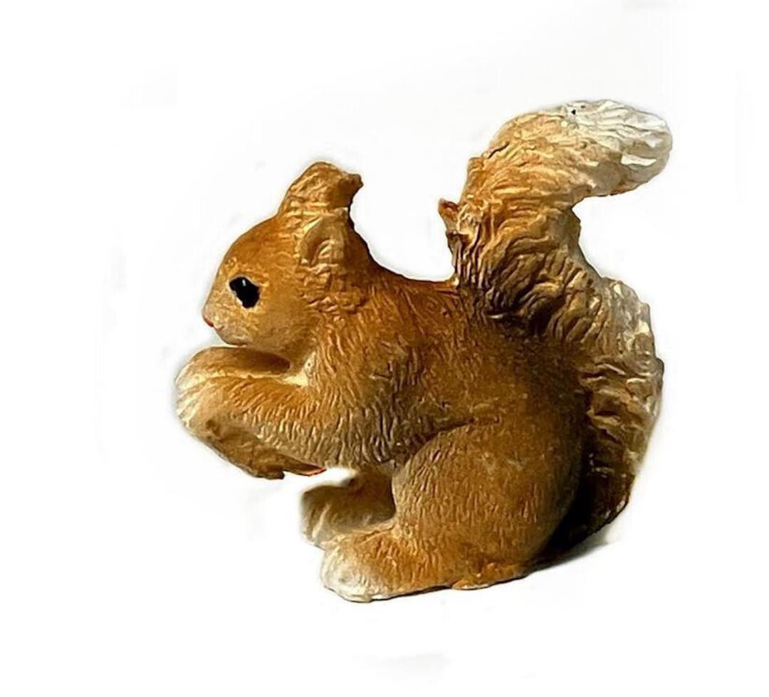 Micro Miniature Squirrel Figurine, 'nutella' the Squirrel, Forest ...