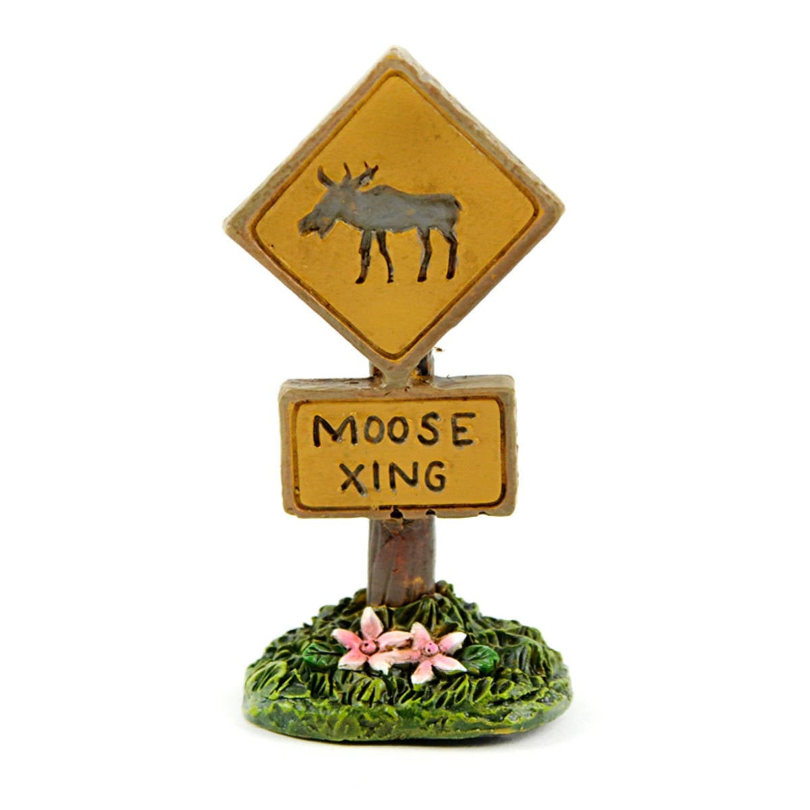 Miniature 'moose Xing' Sign Forest Sign Camping - Etsy