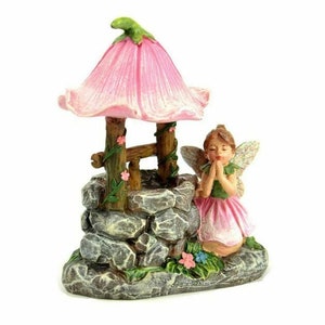 Miniature Well With a Spring Fairy - Etsy