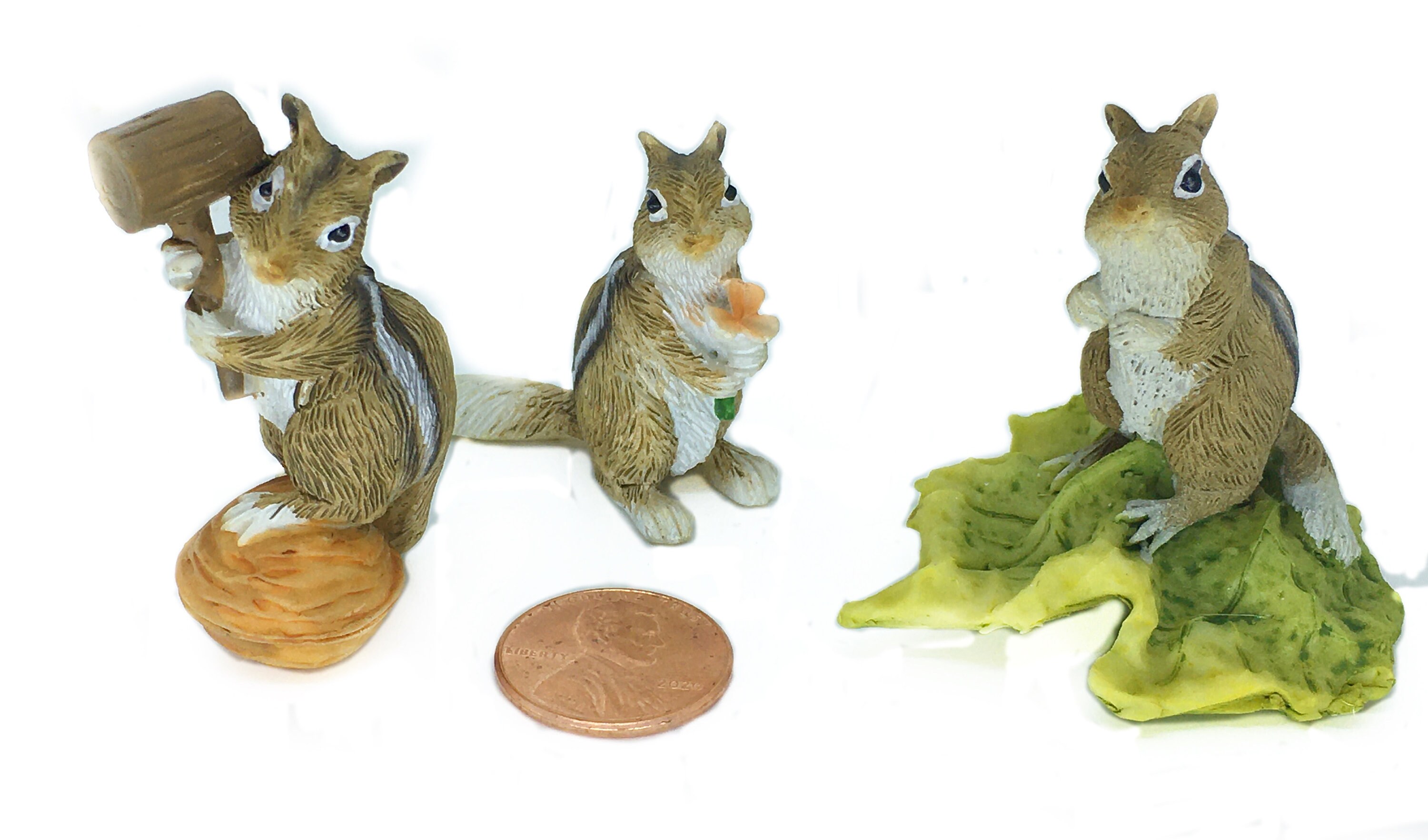 Choice of Chipmunk Figurines Chipmunk Miniaturesfairy Garden - Etsy