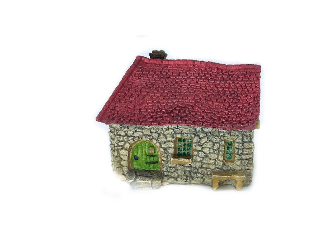 Micro-mini Red Roof Farmhouse - Etsy