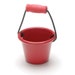 Miniature Red Bucket With Handle, Fairy Garden Pail, Red Dollhouse ...