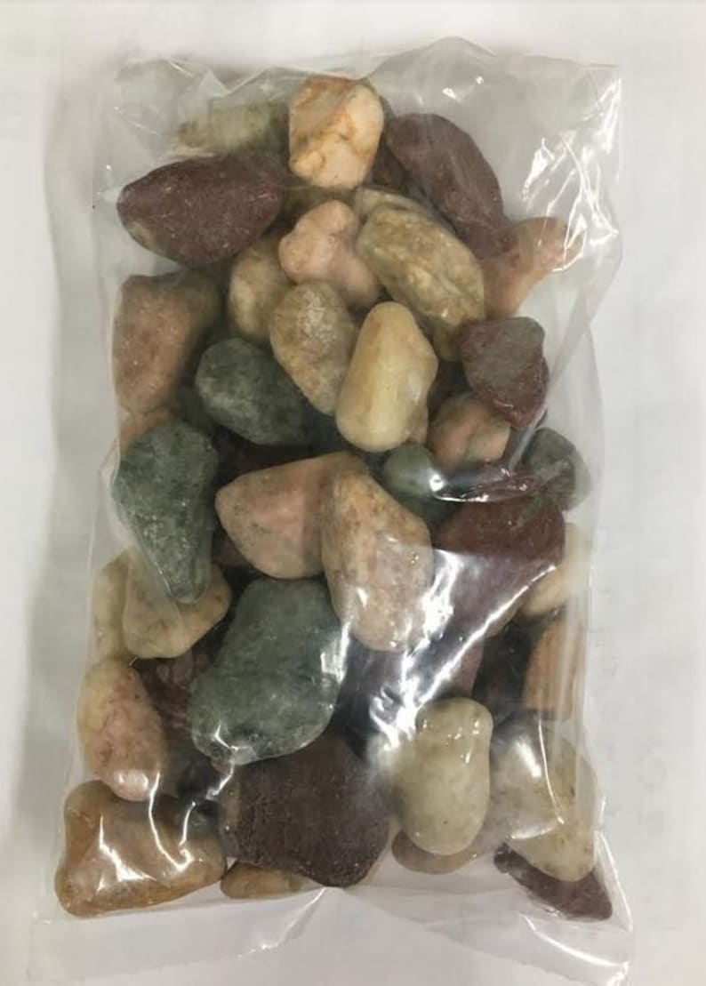Multi-colored River Rocks Fairy Garden Landscaping Stones - Etsy